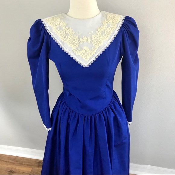 Dresses | Vintage Blue Dress Costume Renaissance Medieval | Poshmark